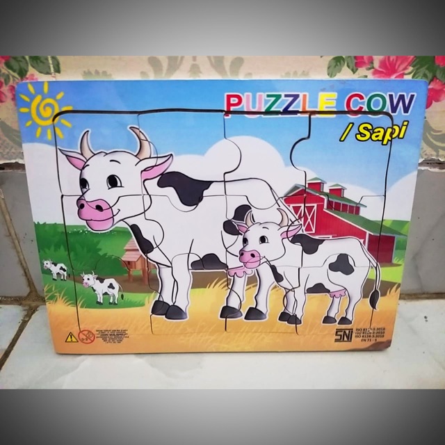 Jual Puzzle kayu sapi | Shopee Indonesia