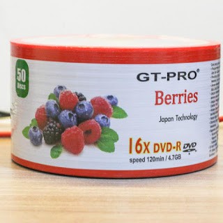 Jual DVD-R GT-PRO Berries (50pcs/cone) | Shopee Indonesia