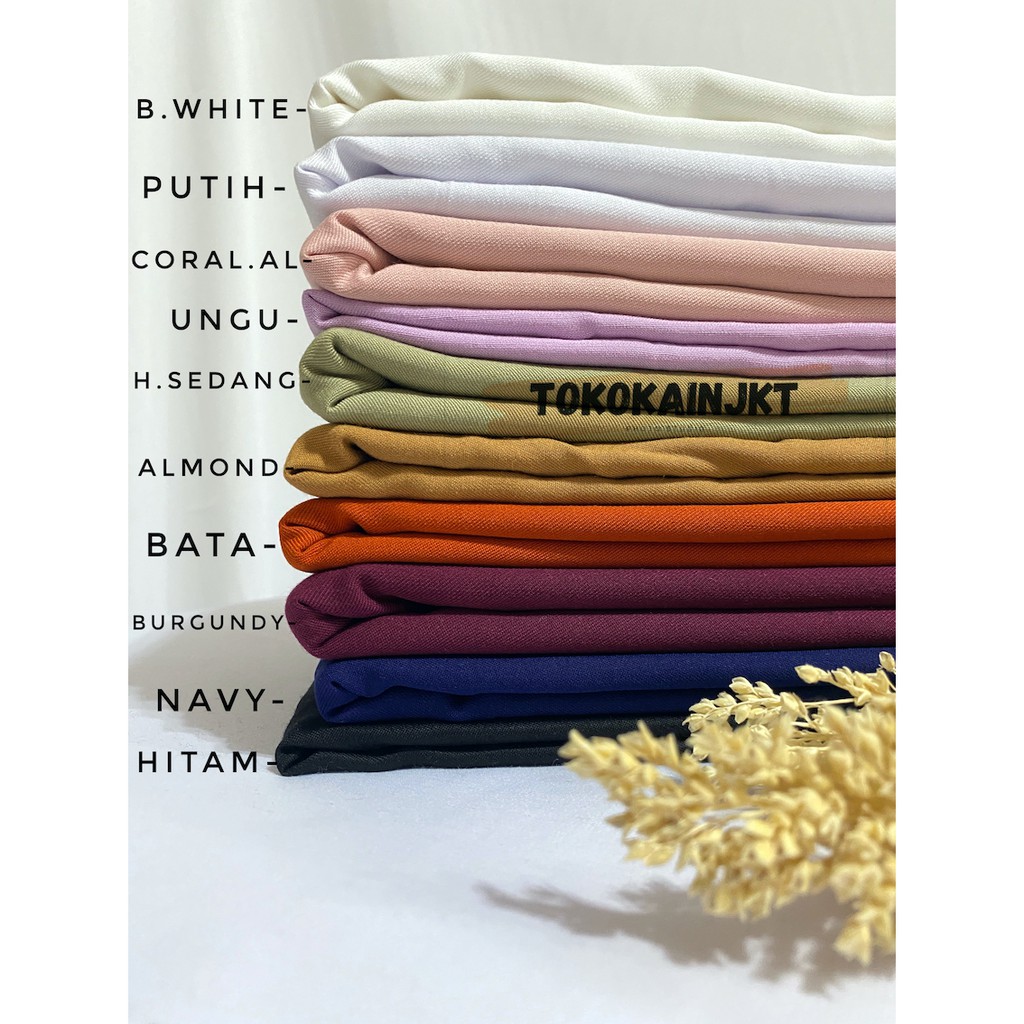 Jual Tokokainjkt Kain Rayon Twill Uniqlo / Rayon Best Quality / Twill ...