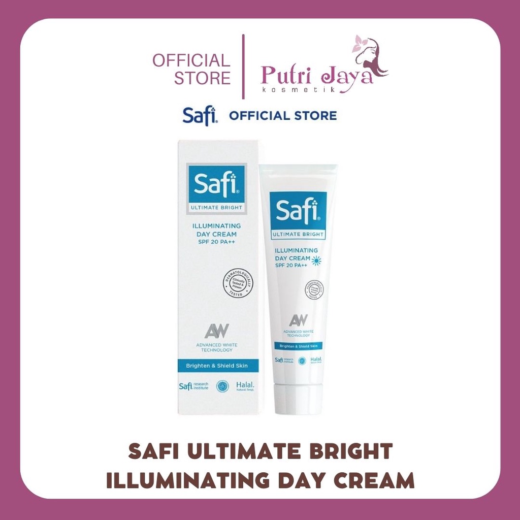Jual SAFI ULTIMATE BRIGHT DAY CREAM SPF 20 PA++ 18,5g | Shopee Indonesia