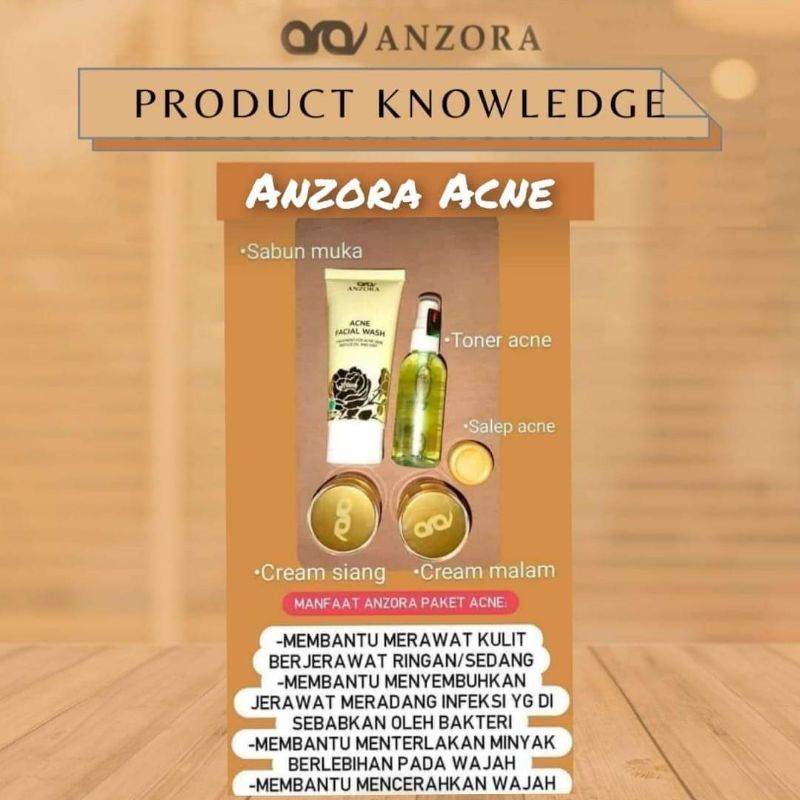 Jual Anzora Paket Acne Original reseller resmi | Shopee Indonesia
