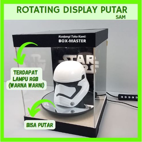 Jual Rak Display Putar Rak Diecast Miniatur Action Figure Kotak Akrilik ...