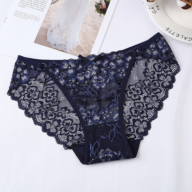 Jual Celana Dalam Wanita Sexy Lace transparan Low Waist celana dalam Brief Thongs C1310 | Shopee ...