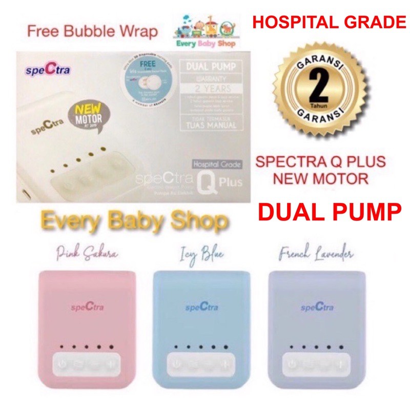 Jual SPECTRA Q Plus (HOSPITAL GRADE) Pompa ASI Elektrik Breastpump Q+ ...