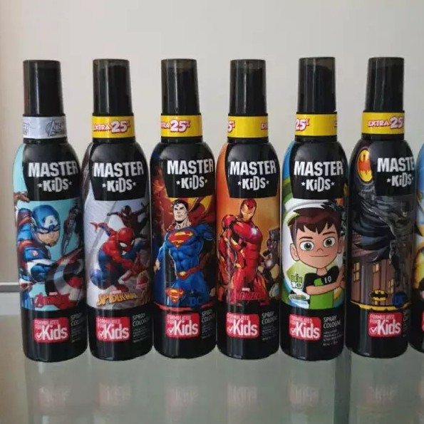 Jual MASTER Kids Spray Cologne DC Super Hero 80 ml + 20 ml - Parfum ...