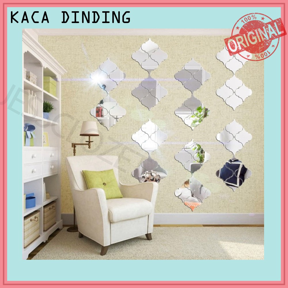 Jual Kaca Dinding Acrylic LAMPION Impor 1 Set Isi 4/Kaca Tempel Kaca ...