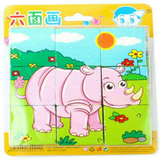 Jual Puzzle Dadu 3x3 6 Sisi Animal Seri 3 [KidMart] | Shopee Indonesia