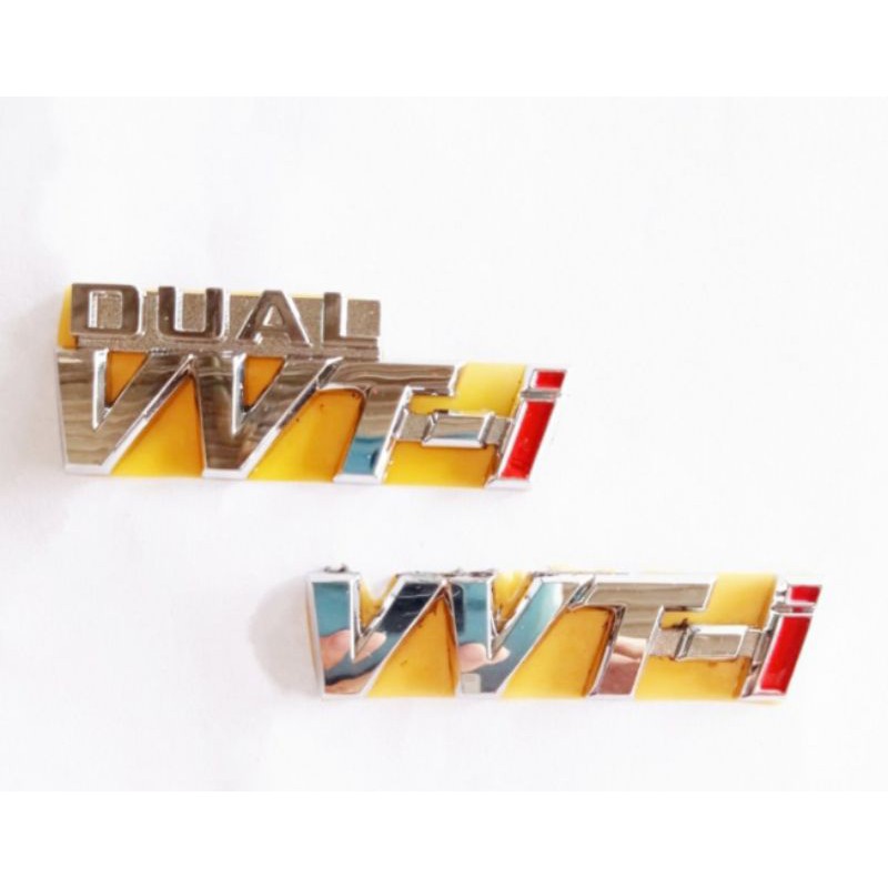 Jual Emblem Logo Tulisan Dual VVTI Original | Shopee Indonesia