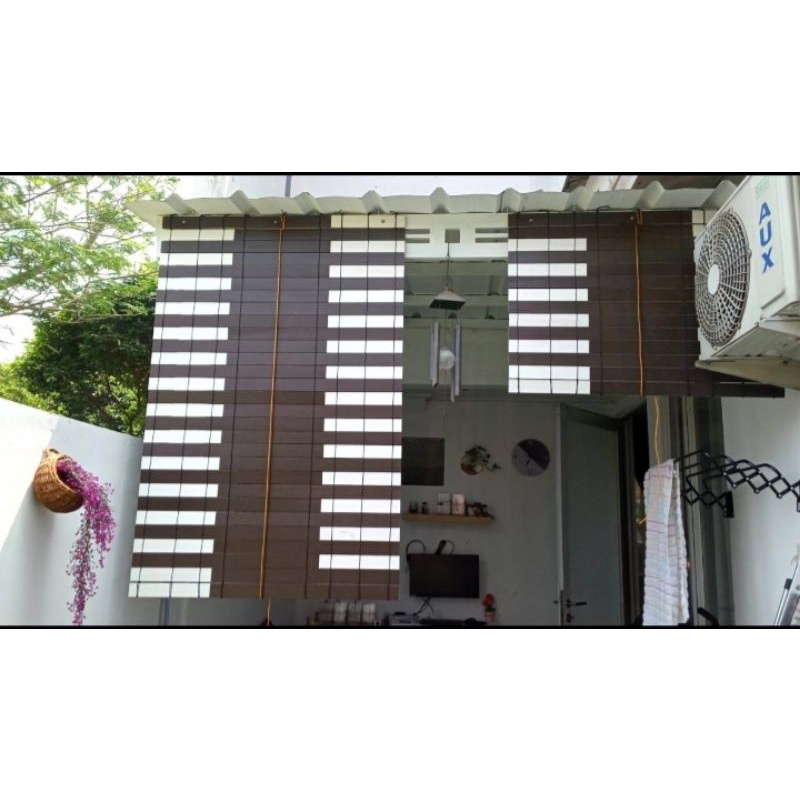 Jual krey tirai pvc kombinasi outdoor | Shopee Indonesia