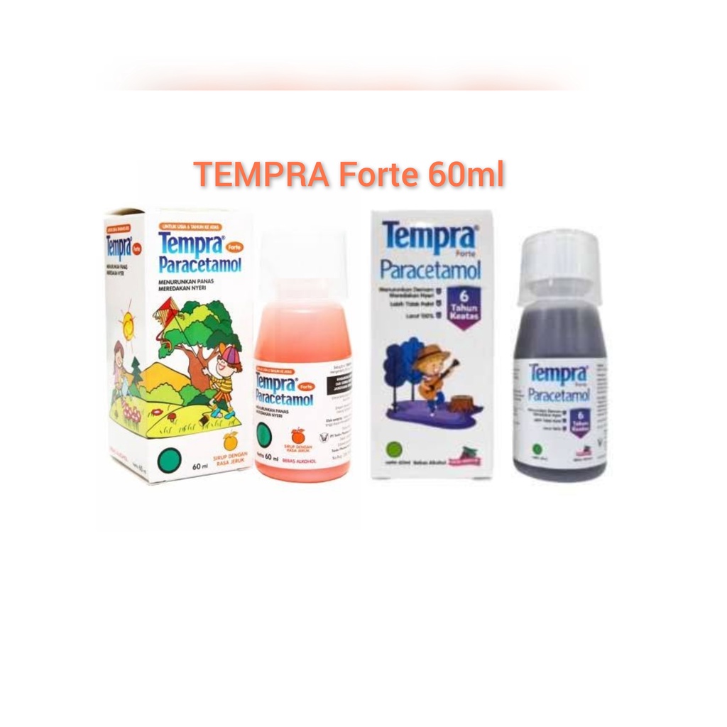 Jual Tempra Forte Syrup 6 Tahun Keatas 60ML ORIGINAL-BPOM | Shopee ...
