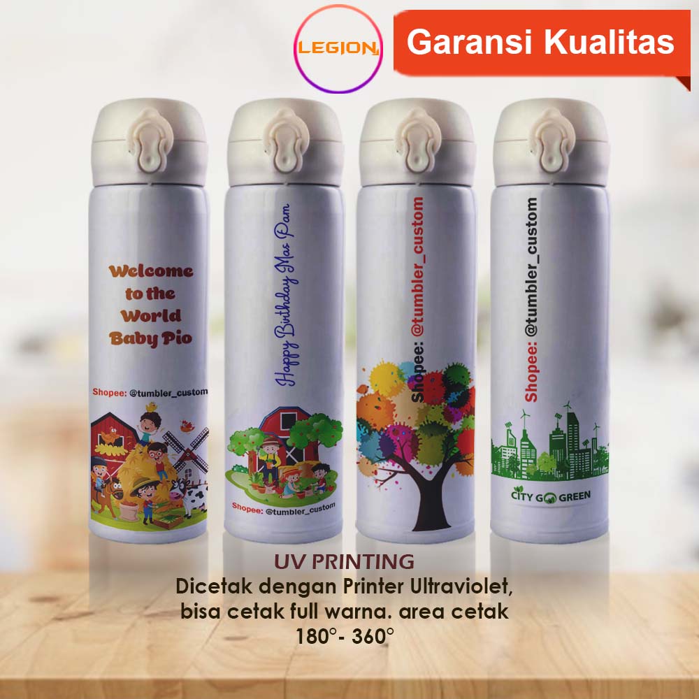 Jual Tumbler Custom Niagara dengan Cetak UV Printing Warna, Souvenir ...