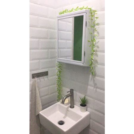 Jual Mirror Box Cabinet Rak Cermin Kamar Mandi MK-2 Original | Shopee ...