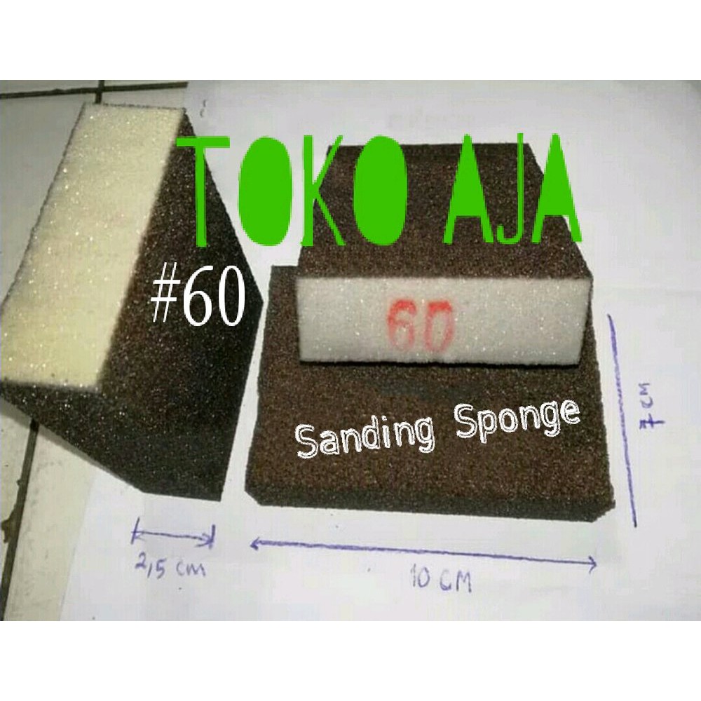 Jual Dijual Sanding Sponge grit 60 Amplas Busa Amplas Spon terbaik ...