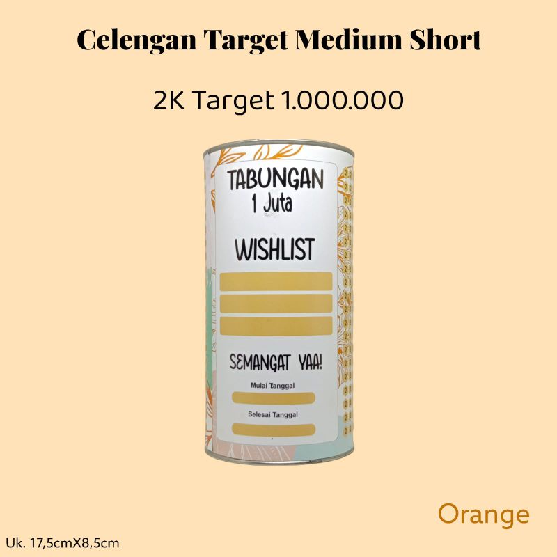 Jual CELENGAN TARGET 2K TARGET 1JT TABUNGAN TARGET VIRAL CELENGAN ...
