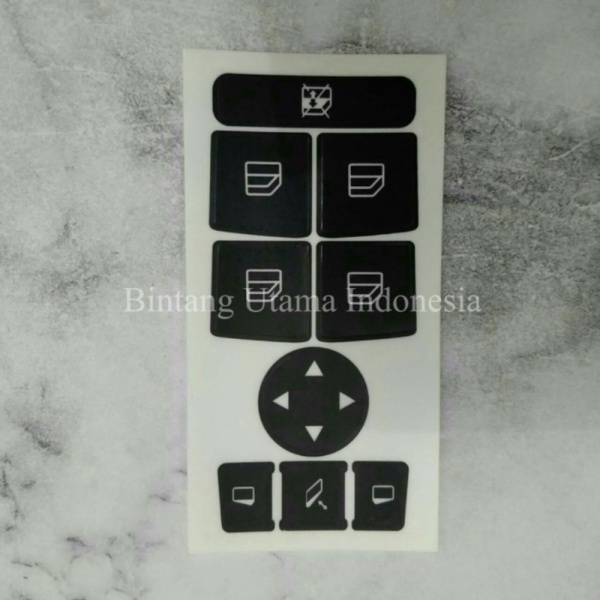 Jual Sticker Power Window Switch Mercedes Mercy W204 W212 C200 E200 ...