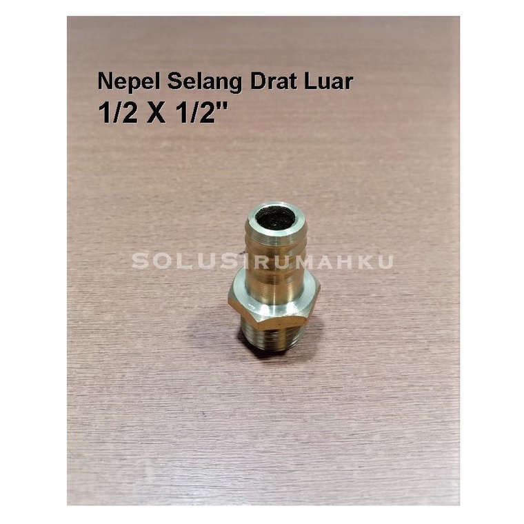 Jual Nepple Selang Air Drat Luar 1/2" Selang 1/2" Nipple Nipel Nepel ...