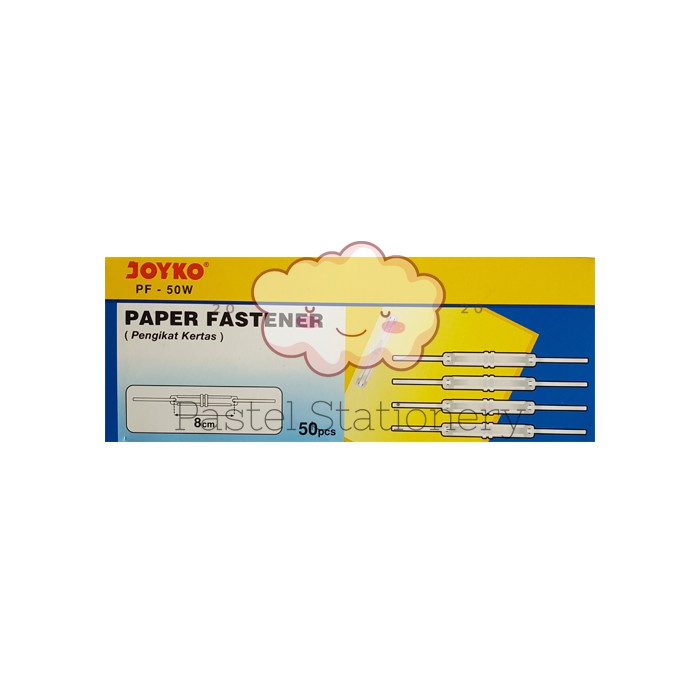 Jual Paper Acco Fastener Plastik Joyko PF-50W - Pengikat Kertas SDI Warna Putih | Shopee Indonesia