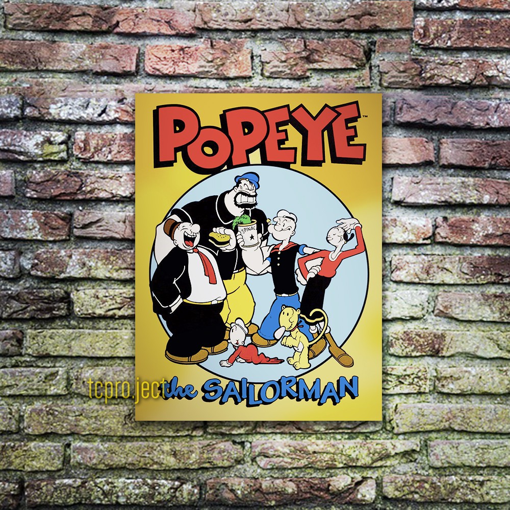 Jual POPEYE THE SAILOR MOON KARTUN POSTER - DEKORASI HIASAN DINDING ...