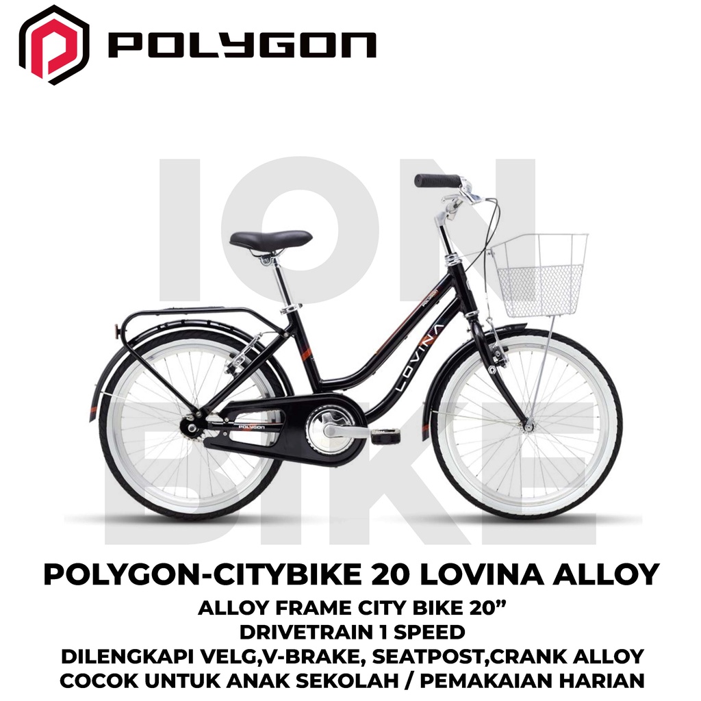 Jual Sepeda Anak Mini 20 Inch Polygon Lovina Alloy Cewek Sekolah ...