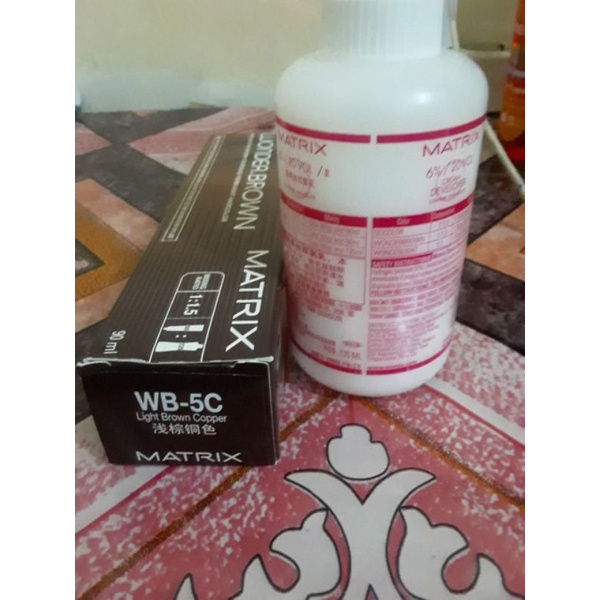 Jual matrix cat rambut wonder brown WB-5C copper | Shopee Indonesia