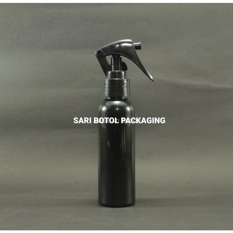 Jual BOTOL SPRAY TRIGGER 100 ML FULL HITAM | Shopee Indonesia