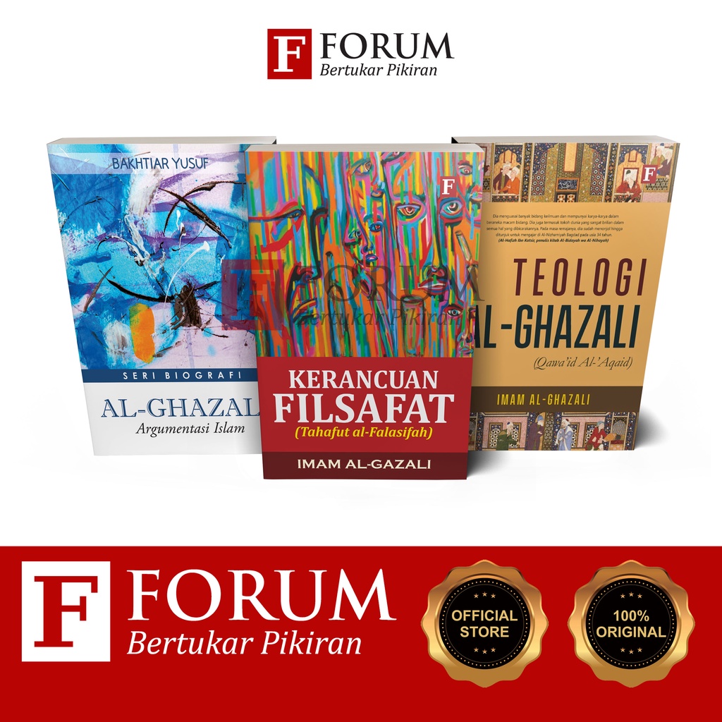 Jual Buku PAKET AL-GHAZALI : KERANCUAN FILSAFAT - TEOLOGI AL-GHAZALI ...