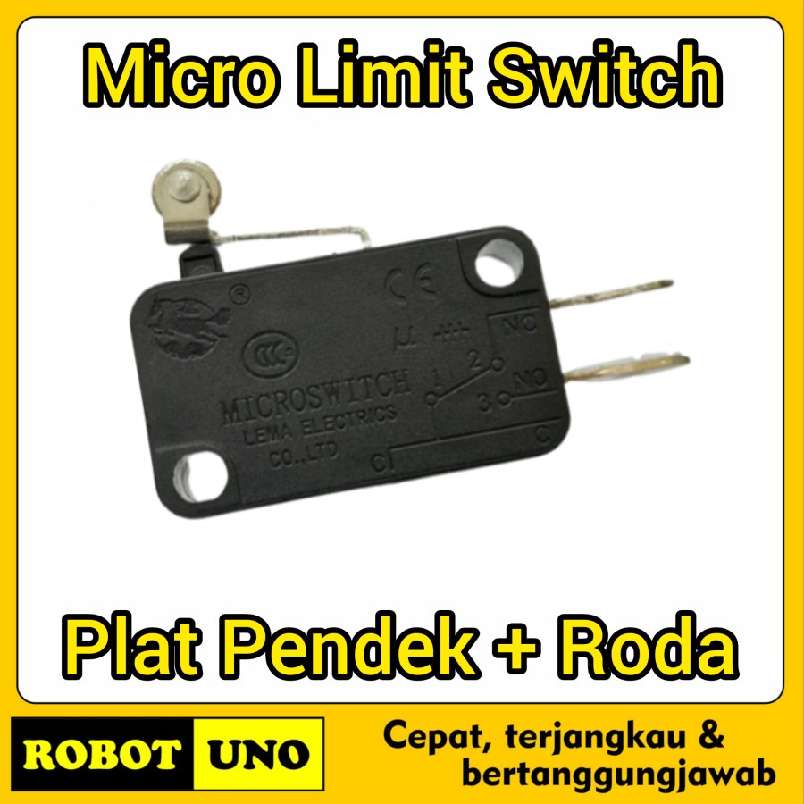 Jual Micro Limit Switch Plat Pendek + Roda Limit Switch | Shopee Indonesia