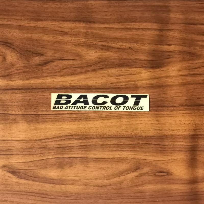 Jual stiker cutting keren viral paduka sticker BACOT cocok untuk bodi ...