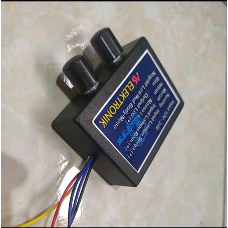 Jual MODUL LAMPU BLITZ PESAWAT 2 CHANNEL 2 FUNGSI 12V_24V MODUL LAMPU ...