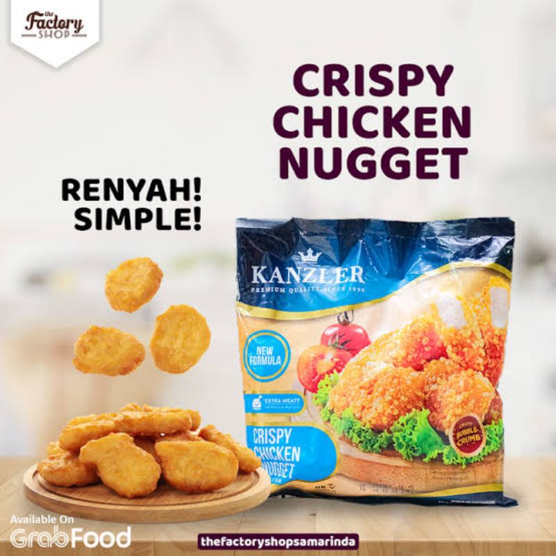 Jual Crispy chicken nugget Kanzler Crispy nugget Kanzler 450gram isi ...