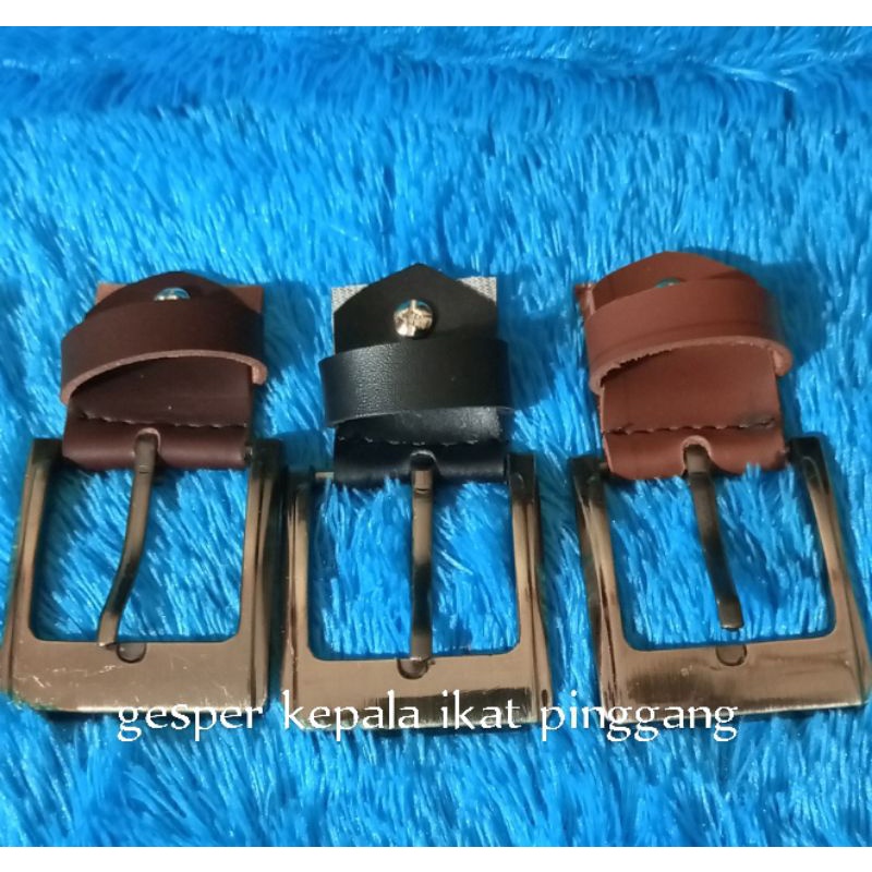 Jual gesper / kepala ikat pinggang mudel tusuk gesper | Shopee Indonesia