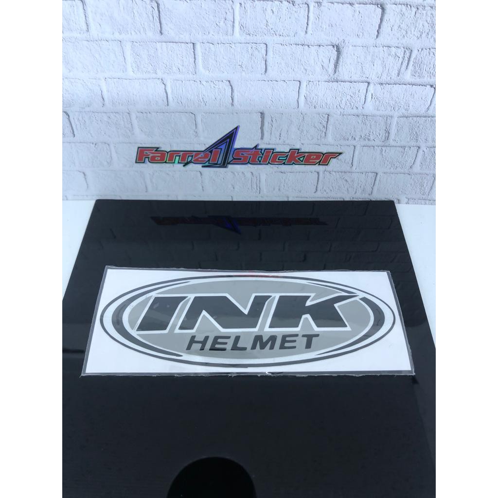 Jual Stiker helm sticker helmet ink 2 oval | Shopee Indonesia