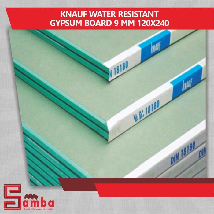 Jual Knauf Water Resistant Gypsum Board 9 Mm 120X240 | Shopee Indonesia