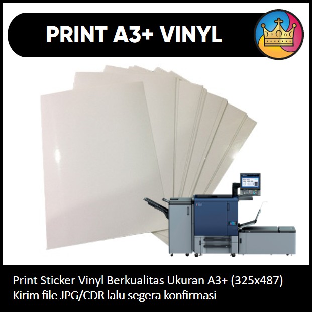 Jual DIGITAL PRINT A3+ Cetak Sticker Stiker Vinyl Vinil Berkualitas ...
