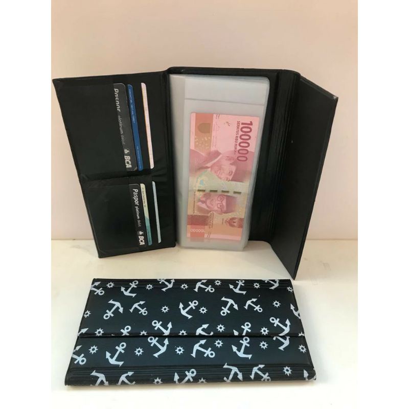 Jual Dompet Organizer Disiplin Polkadot Jangkar Gammaraki - Dompet ...