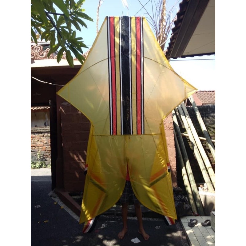 Jual layangan bebean bali tinggi 200cm-250cmBAHAN PLASTIK (BISA DI ...