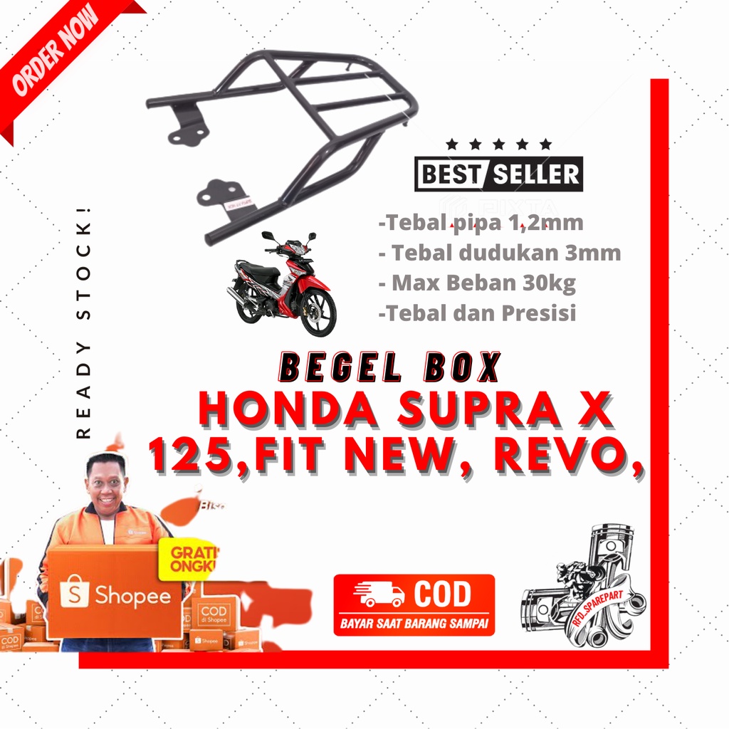 Jual Breket Bracket Behel Braket Begel Box Motor Honda Supra X 125 ...