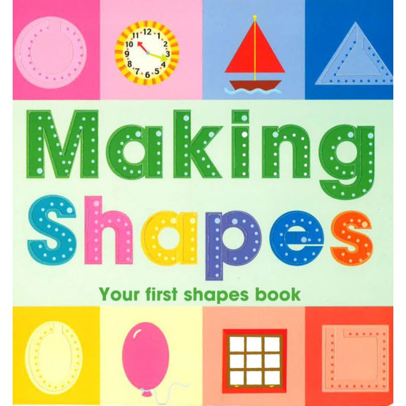 Jual MAKING SHAPES TOUCH AND FEEL BOARD BOOK | Shopee Indonesia