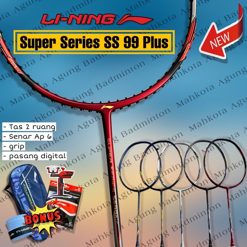 Jual raket badminton New Colour LINING Super Series SS 99 Plus SS99 Plus Raket Original Shopee Indonesia