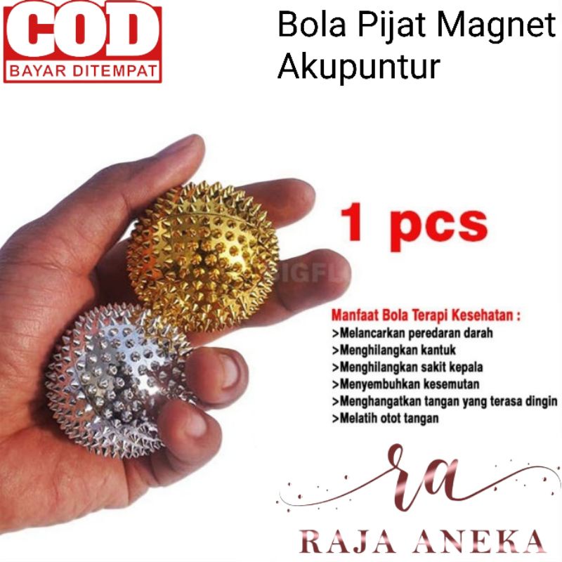 Jual Bola Duri Magnet Kecil / Alat Pijat Terapi Tangan Kesehatan STROKE ...
