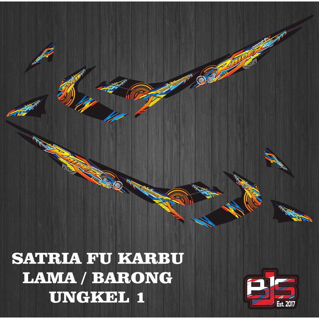 Jual [COD] Stiker Sticker Striping Satria fu lama barong ungkel 1 ...
