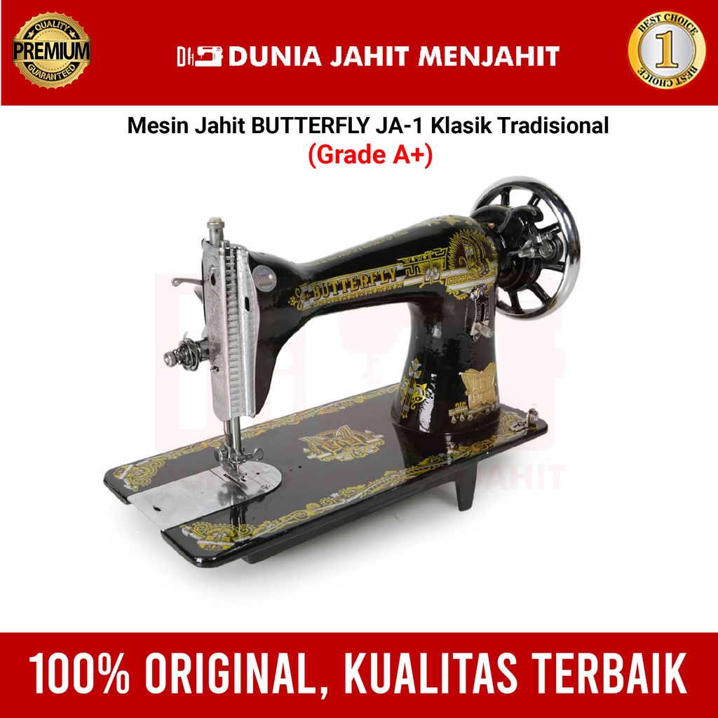 Jual Mesin Jahit BUTTERFLY JA-1 Klasik/Tradisional | Shopee Indonesia