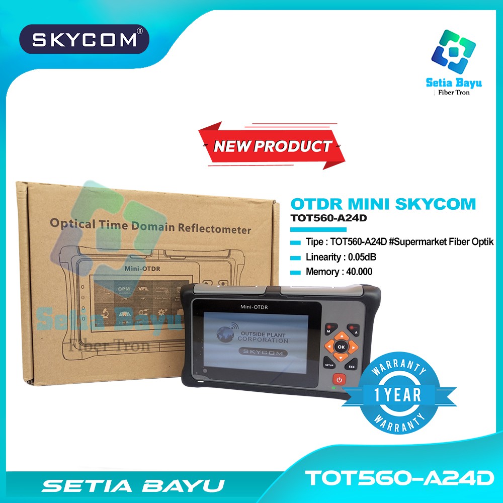 Jual Fiber Optik Optical Time Domain OTDR Mini Skycom Smart OTDR OPM ...