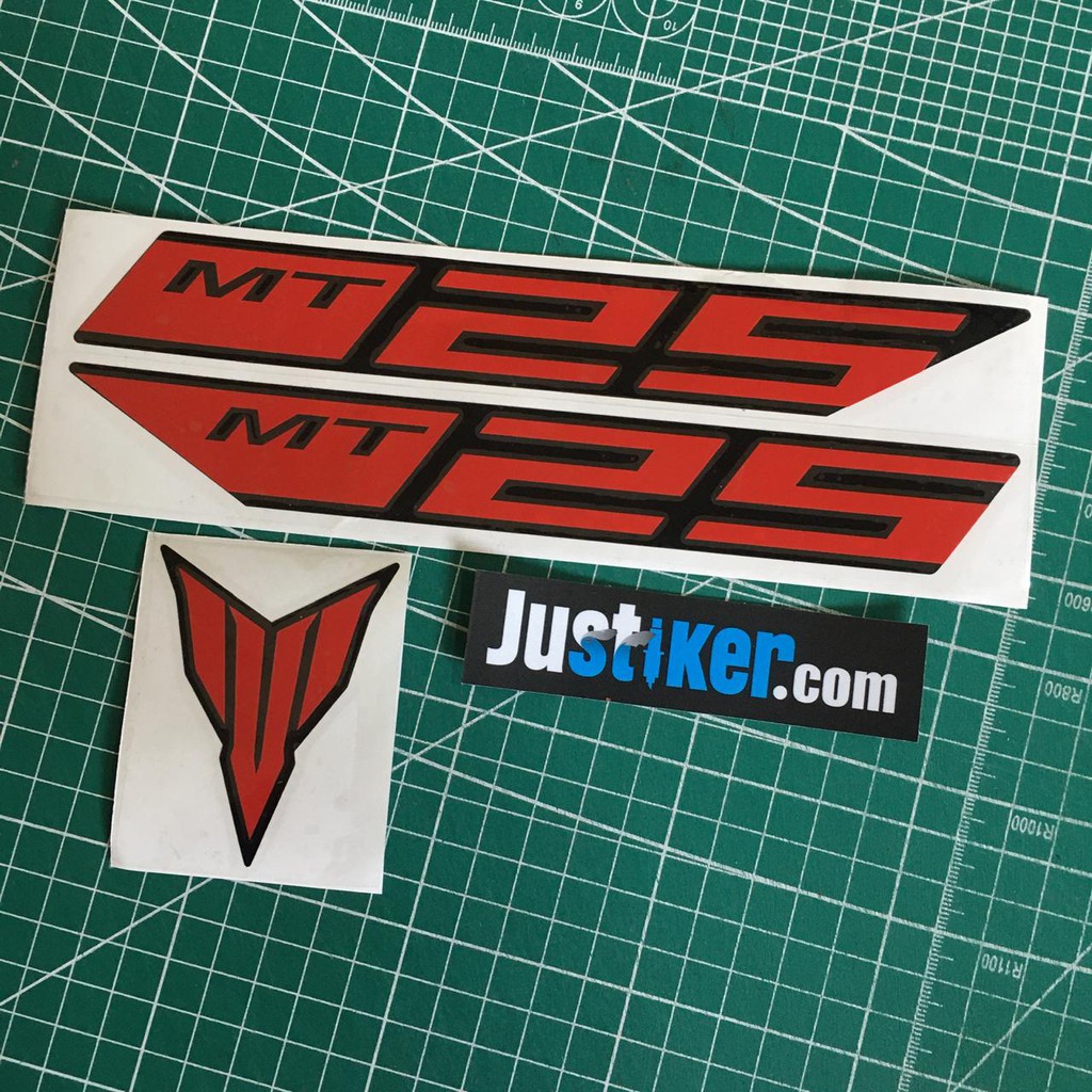 Jual Yamaha MT25 Sticker Shroud, Sticker Body | Shopee Indonesia