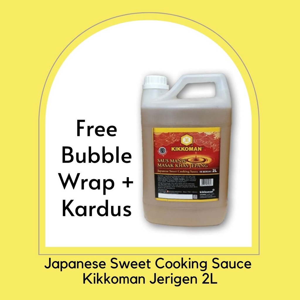 Jual KIKKOMAN Sweet Cooking Sauce / Mirin HALAL Kemasan Jerigen 2 LITER ...