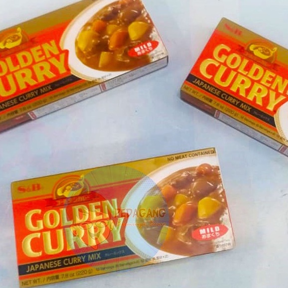 Jual ♥ S&B Golden Curry 220gr Mild | Kari Blok | Kari Jepang | Shopee ...