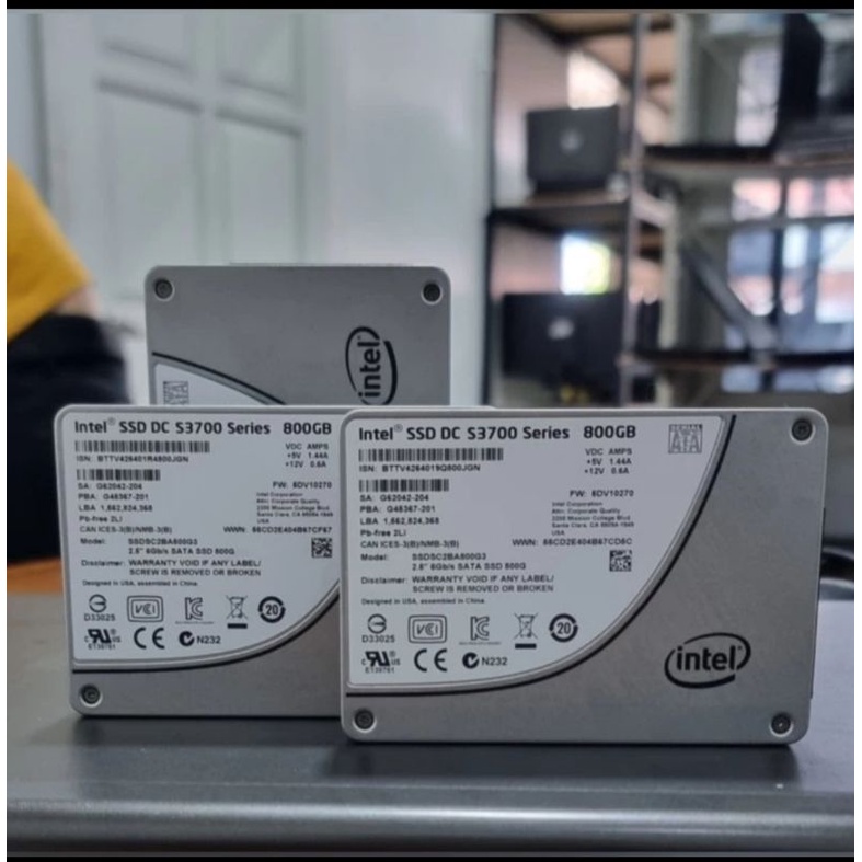 Jual SSD Intel DC S3700 Series 800Gb Original Copotan like new ...