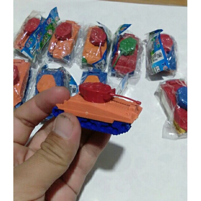 Jual Mainan anak miniatur tank isi 10pcs murah mainan tank kecil ...