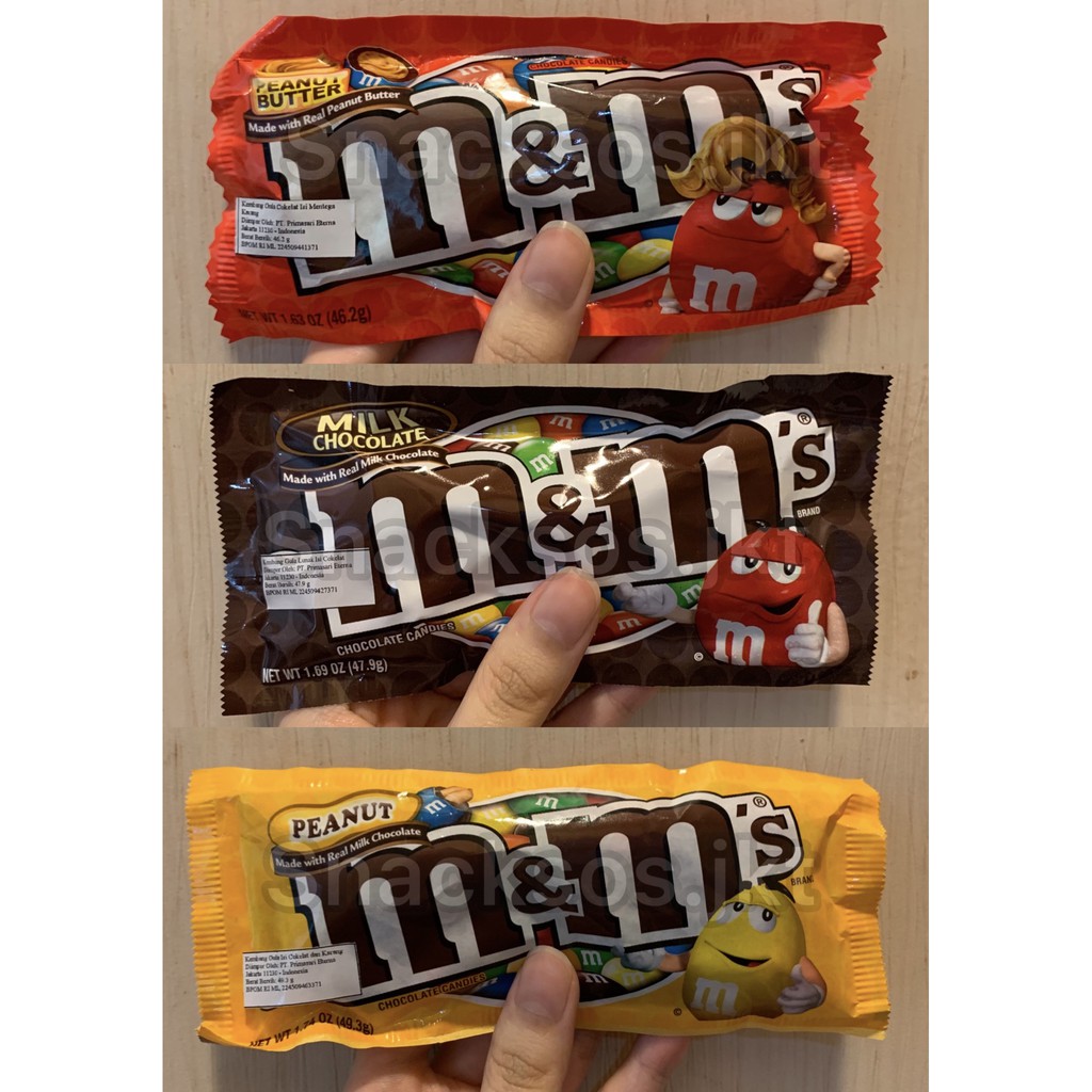 Jual M&M PEANUT / MILK CHOCOLATE / PEANUT BUTTER - M&M’S CHOC0LATE ...