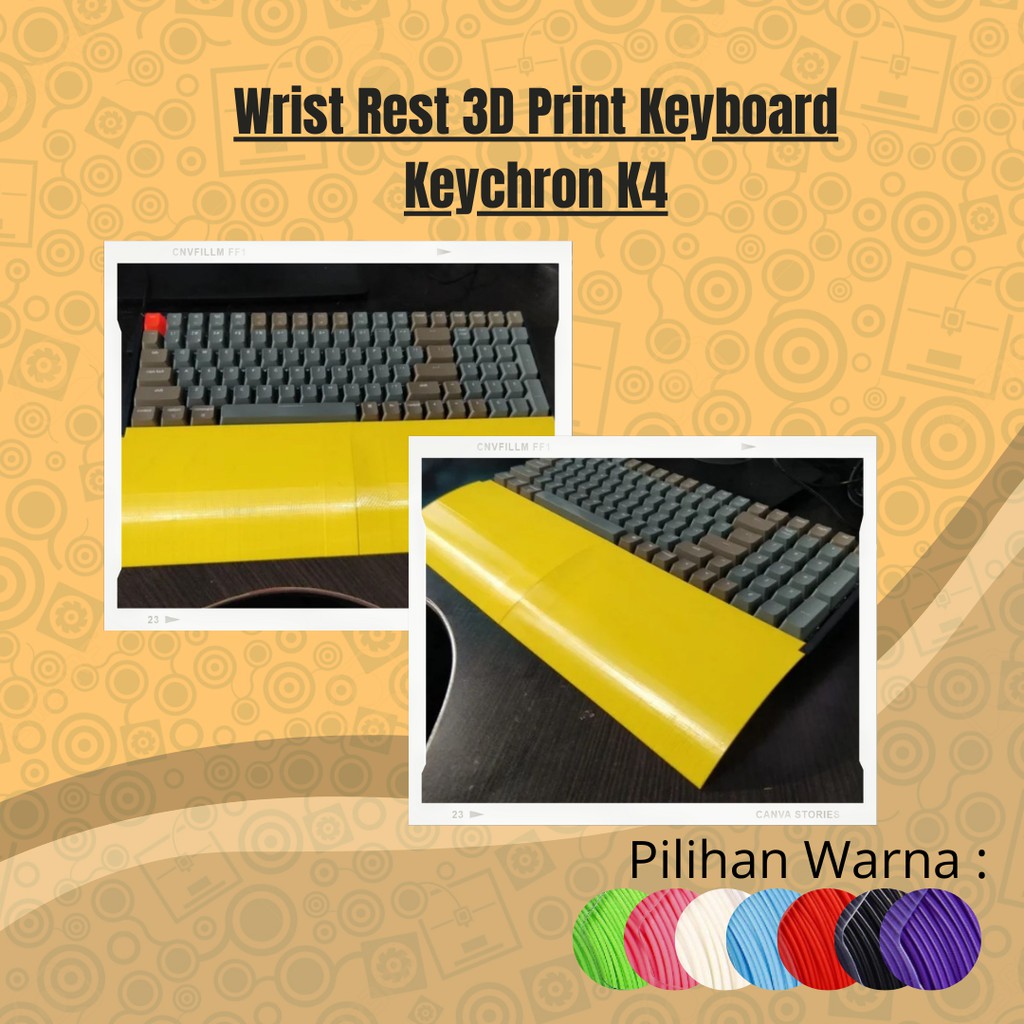 Jual Wrist Rest 3D Print Keyboard Keychron K4 | Shopee Indonesia